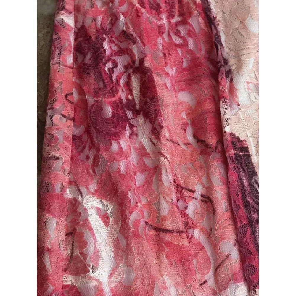Save The Queen | Dresses | Vtg Save The Queen Maxi Dress Pink Purple ...